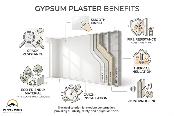 Gypsum Plaster Benefits | Advantages, Uses & Properties 2025